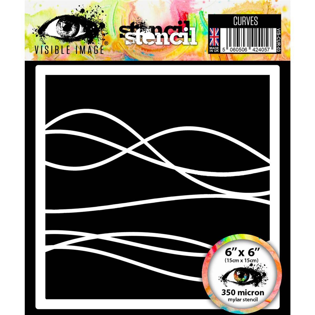 Visible Image Curves Stencil | HobbyMaker