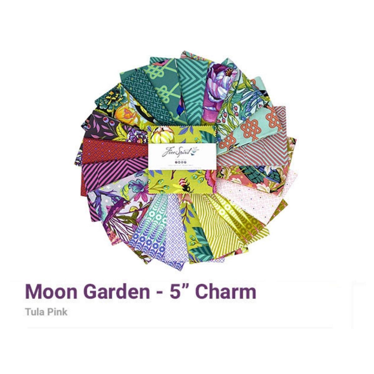 Tula Pink Moon Garden 5 Charm Pack Of 42 Pieces | SewingStreet