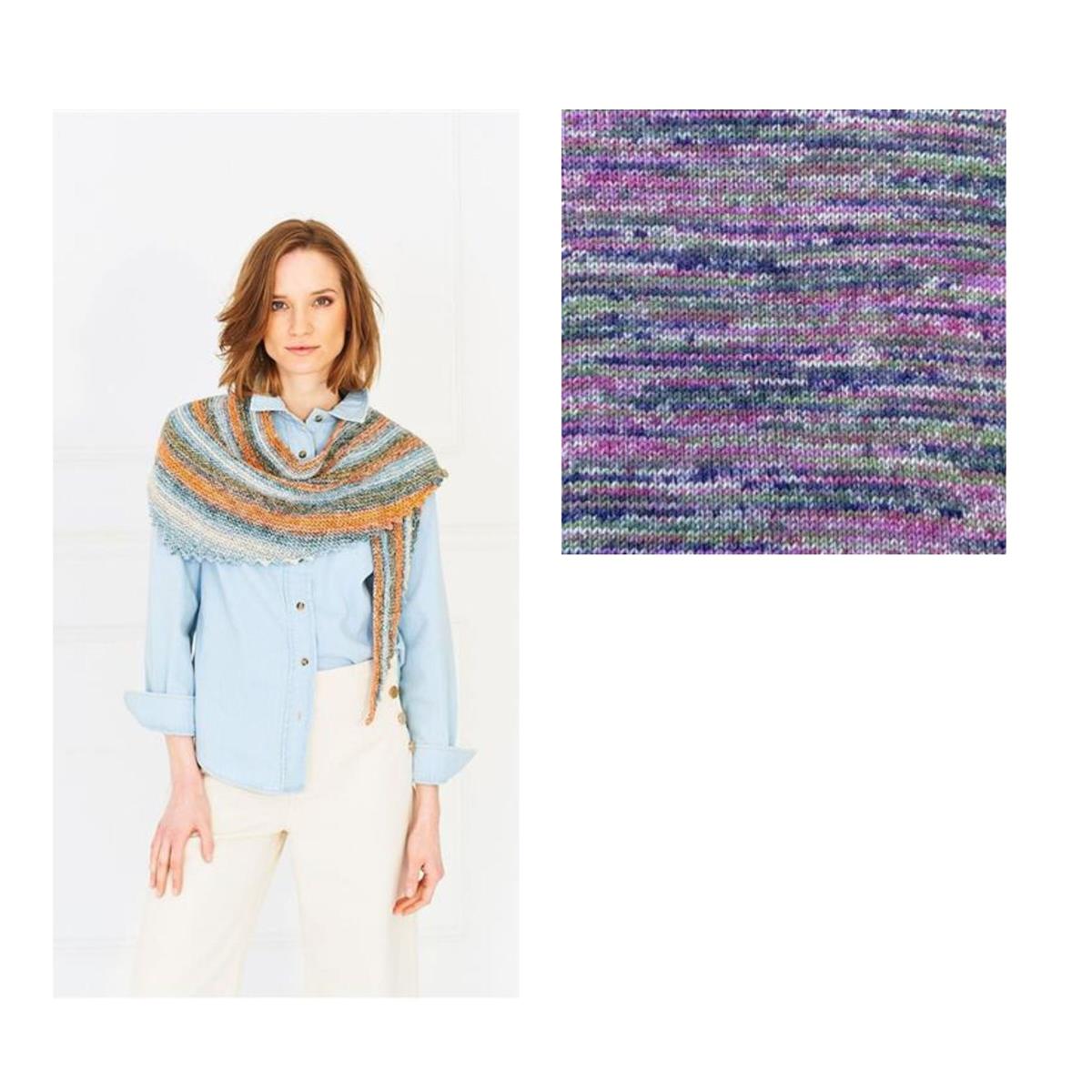 Stylecraft Batik Elements Swirl Thunder Yarn Bundle (2 Balls) With Free ...