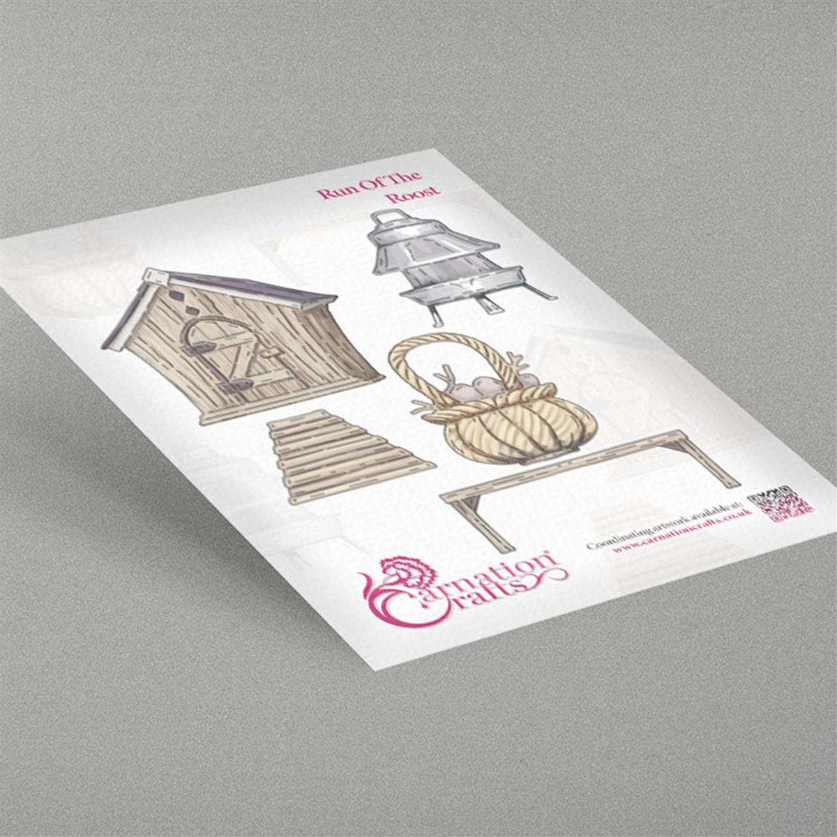 Carnation Crafts Run of The Roost Die Set | HobbyMaker
