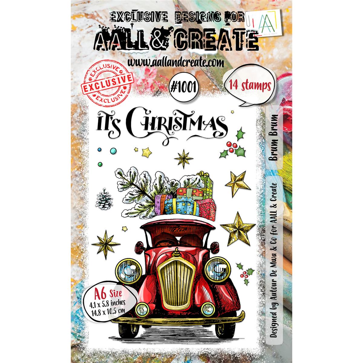 AALL and Create A6 Stamp Set - Brum Brum | HobbyMaker