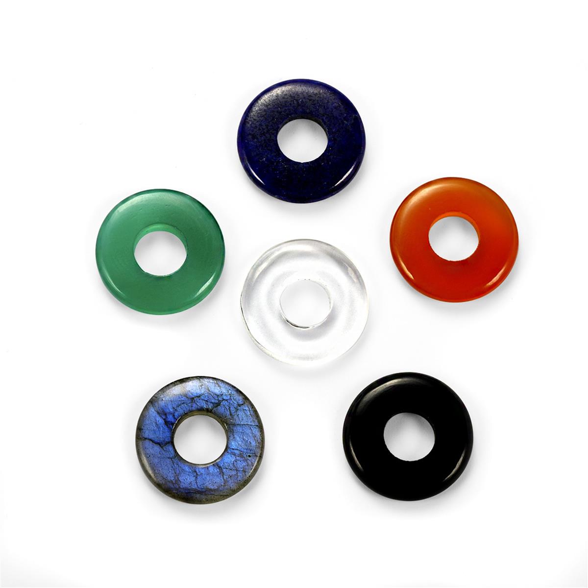 Labradorite, Black Onyx, Green Onyx, Red Agate, Lapis Lazuli, Clear ...