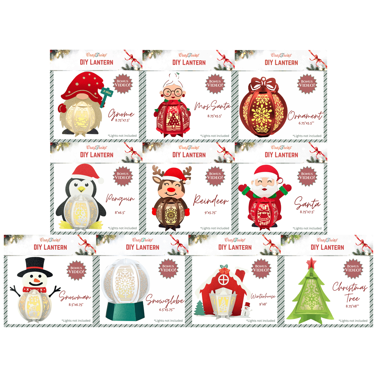 CrafTreat - D.I.Y. Paper Lanterns - Any 2 for £11.98 | HobbyMaker