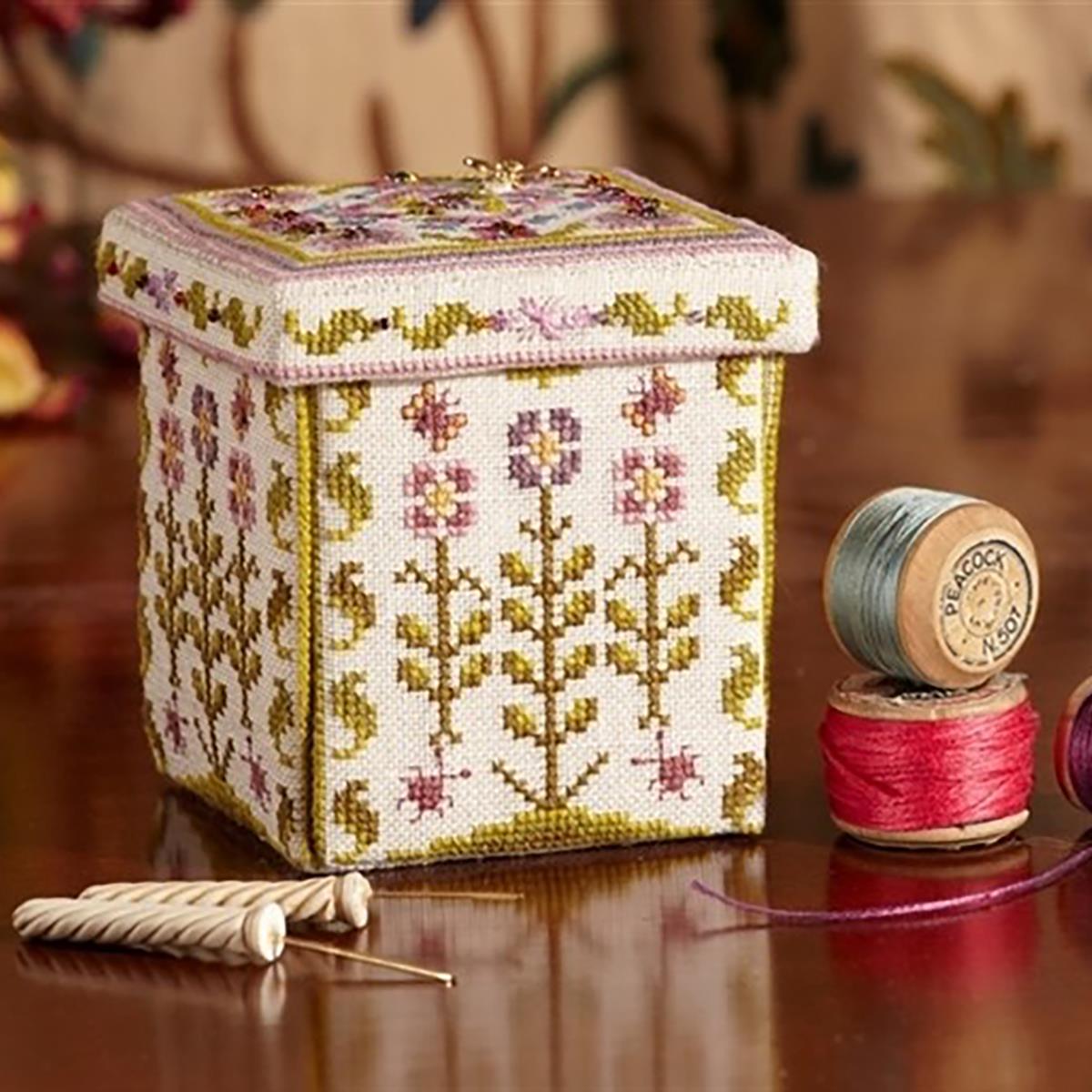 Cross Stitch Guild The Fleur Etui Kit | SewingStreet