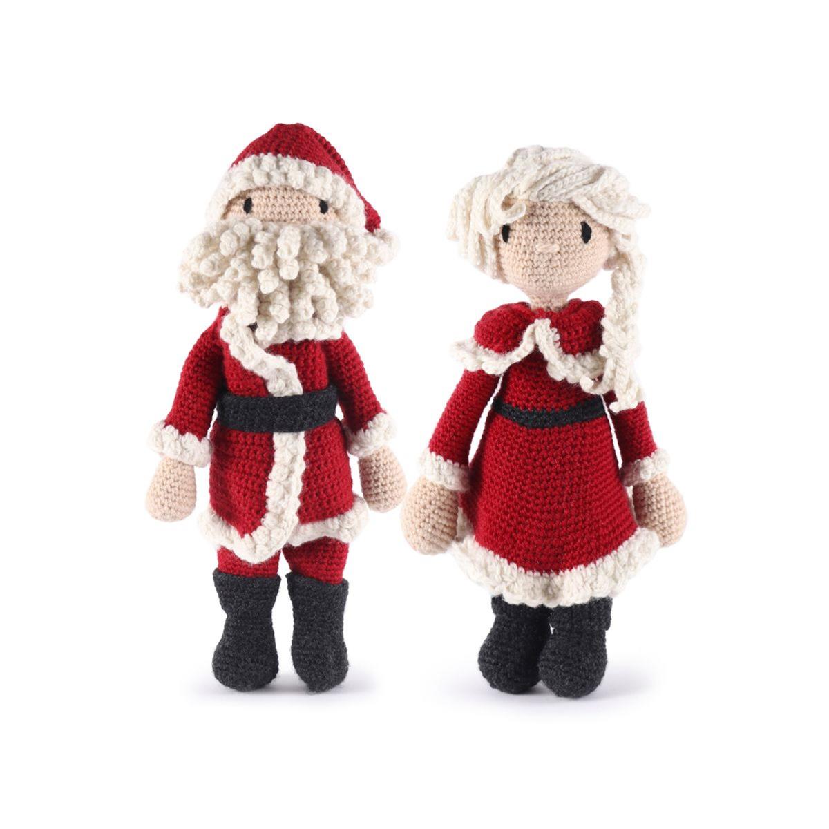 TOFT Crochet Santa and Mrs Claus | SewingStreet