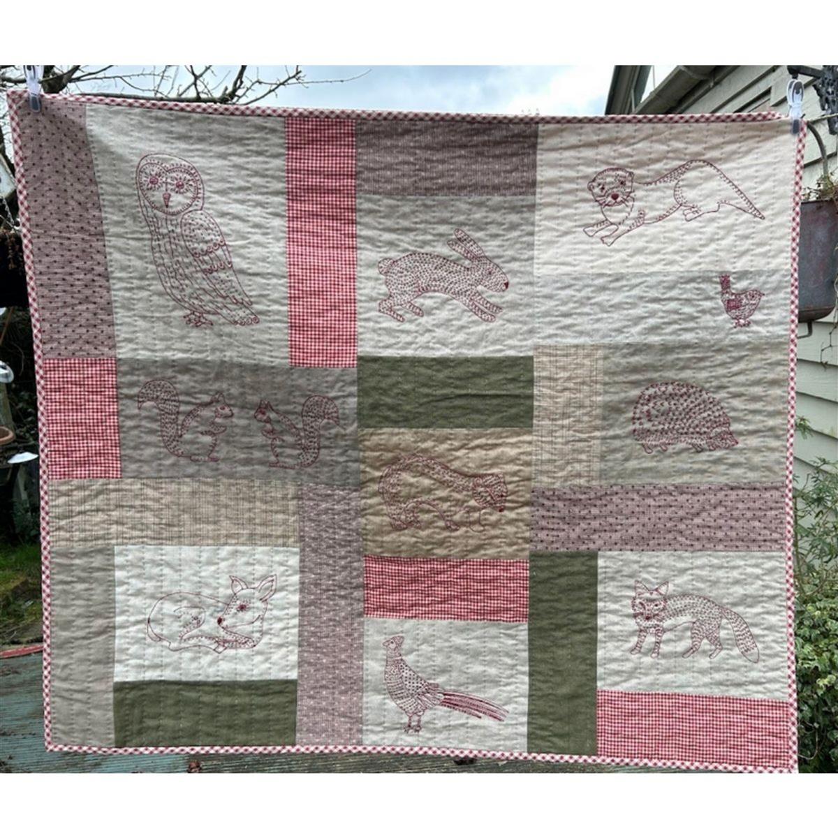 Mandy Shaw NEW! Wildlife Quilt Kit | SewingStreet