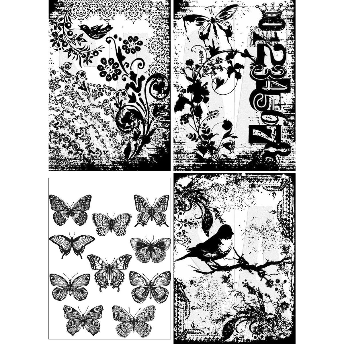 Stampers Anonymous Tim Holtz Spring Curation Components Complete ...