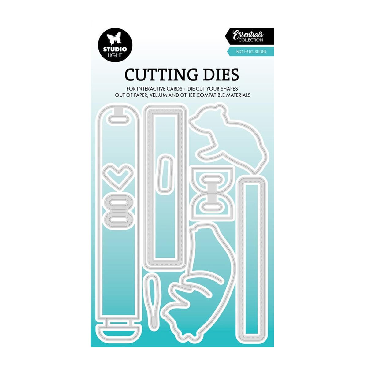 SL Cutting Die Hug Slider Essentials, 11 PC | HobbyMaker