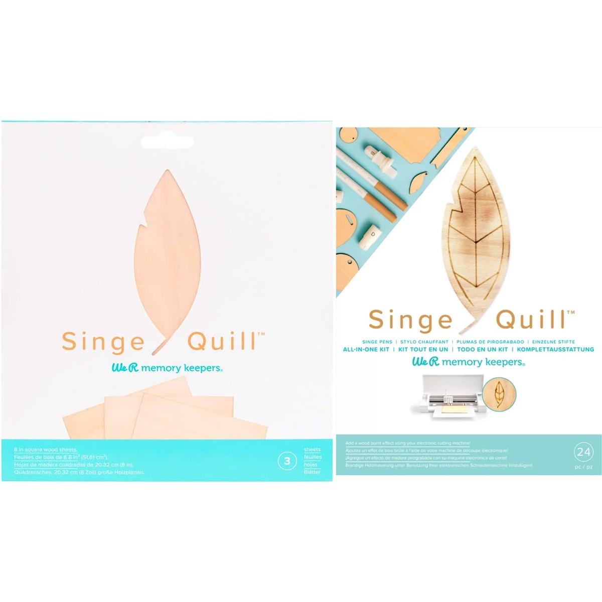 We R Makers Singe Quill Kit & 3x Wood Sheets. | HobbyMaker