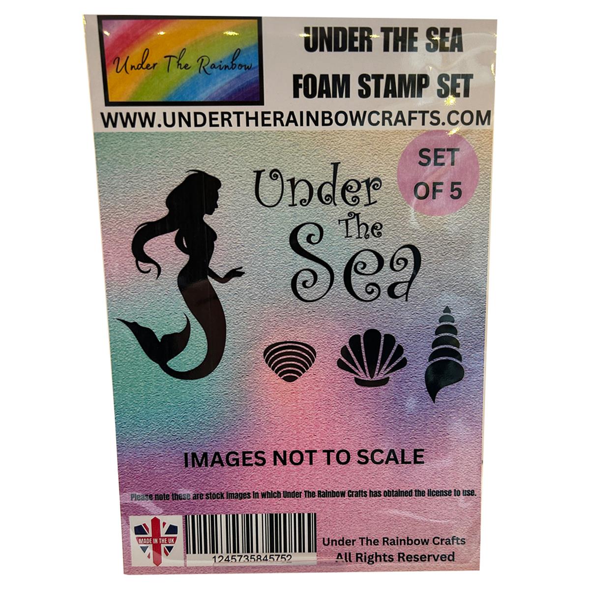 Under The Rainbow - Under The Sea Foam Stamps | HobbyMaker