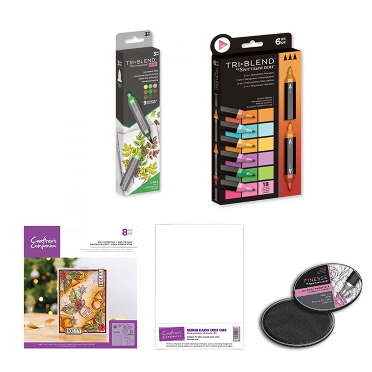 Crafter's Companion 34PC TriBlend Starter Kit | HobbyMaker