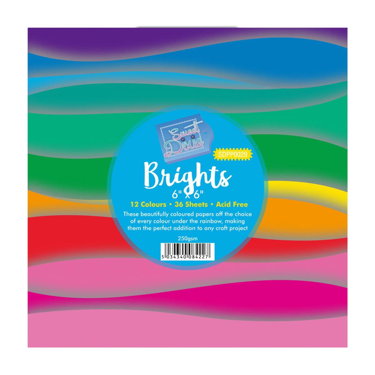 Sweet Dixie Brights Paper Pad 6x6 36 sheets | HobbyMaker