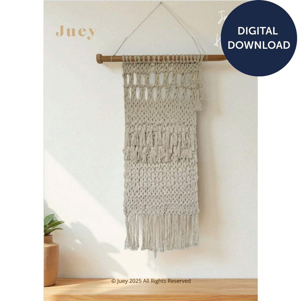 Juey Jumbo Wall Hanging Knitting Pattern - Digital Download | SewingStreet