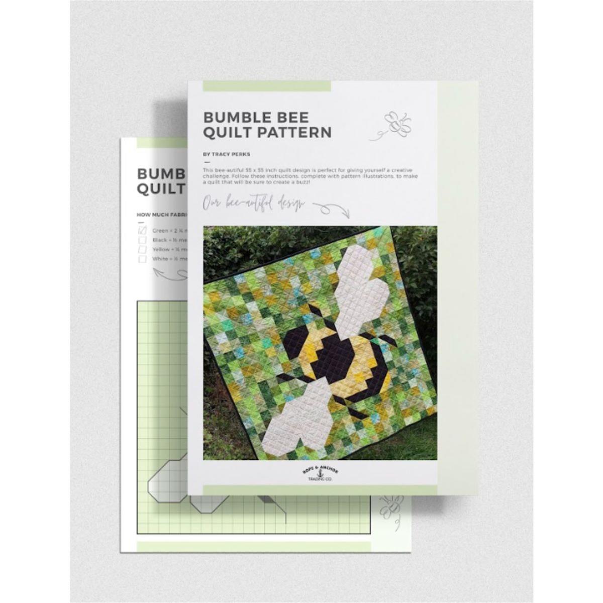 Rope & Anchor Bumble Bee Quilt Pattern | SewingStreet