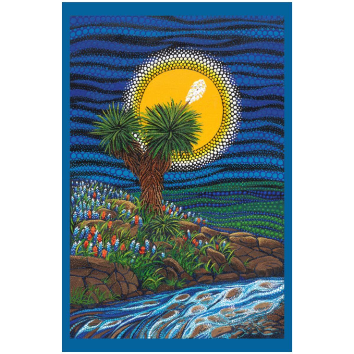 Moda Enchanted Dreamscapes Collection Yucca Moon Panel 0.74m | SewingStreet