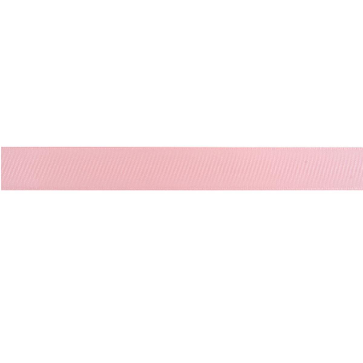 Pink Double-Face Satin Ribbon 12mm x 5m roll | SewingStreet