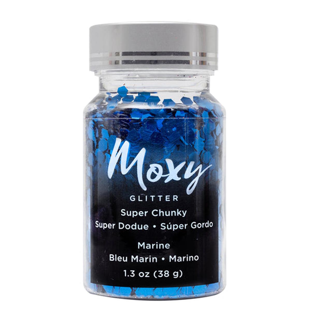 American Crafts - Moxy Glitter - Super Chunky - Marine, 1.3oz | HobbyMaker
