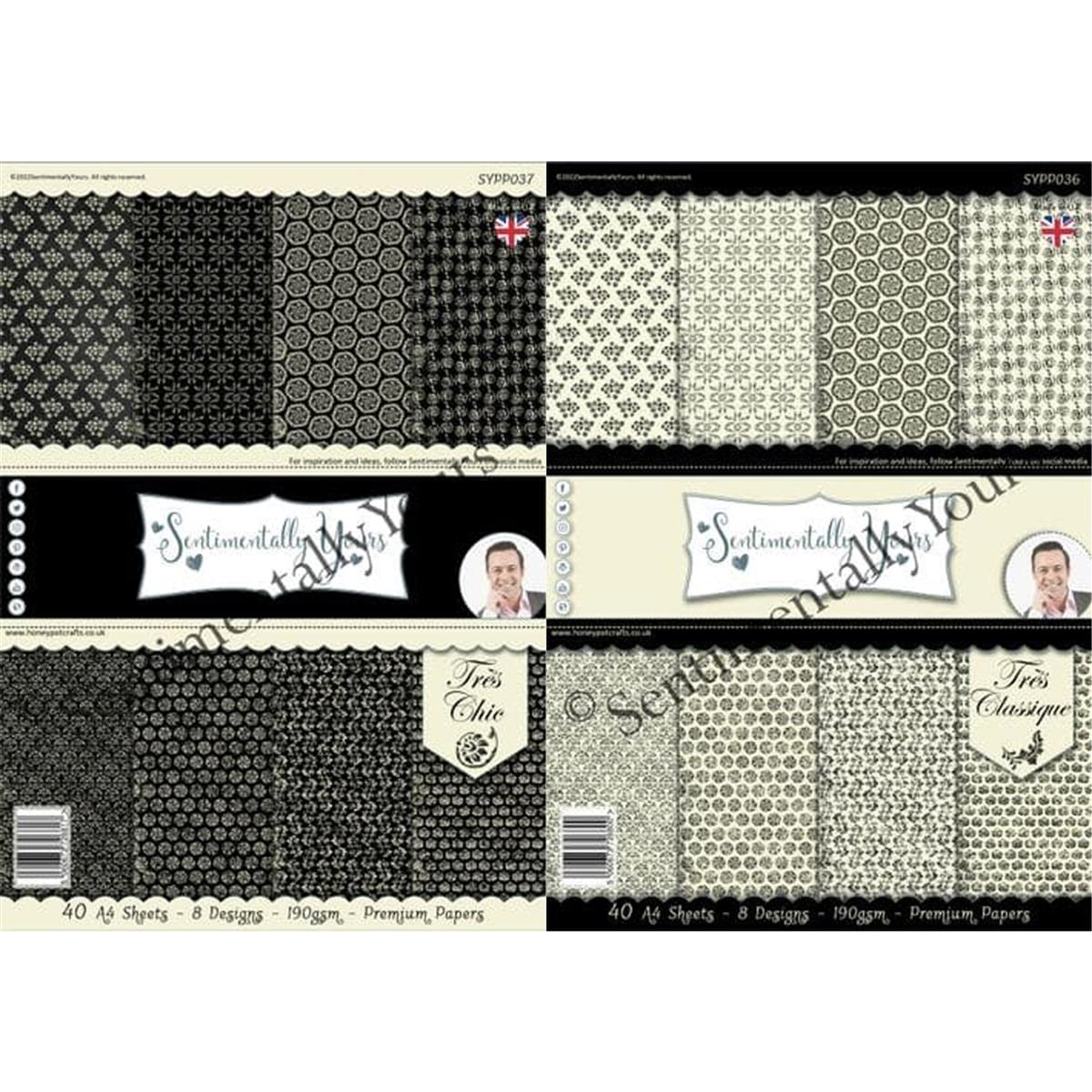 Sentimentally Yours Tres Chic A4 Paper Packs Duo - Tres Classique, Tres ...