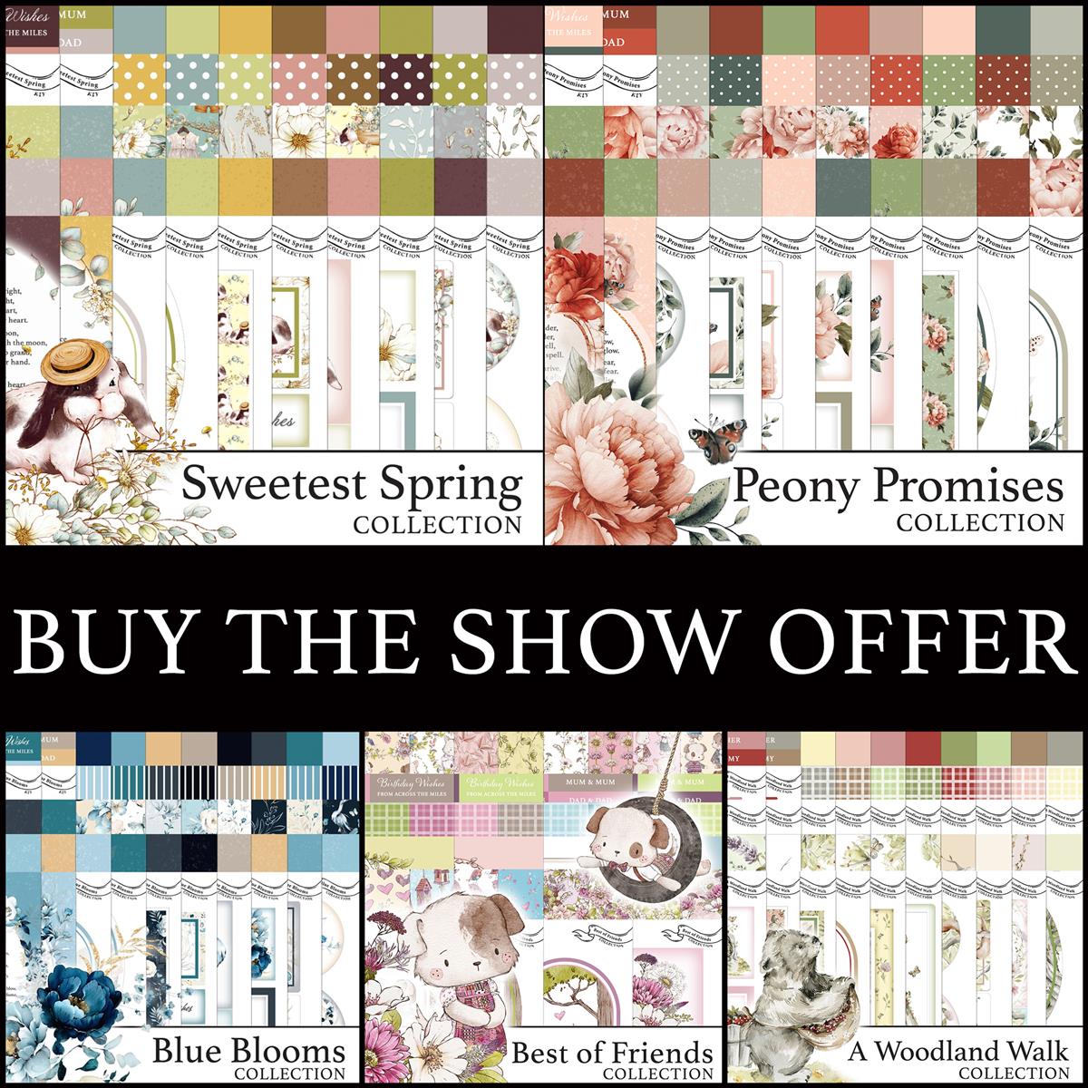 Buy the show offer includes all 5 collections on the show | HobbyMaker