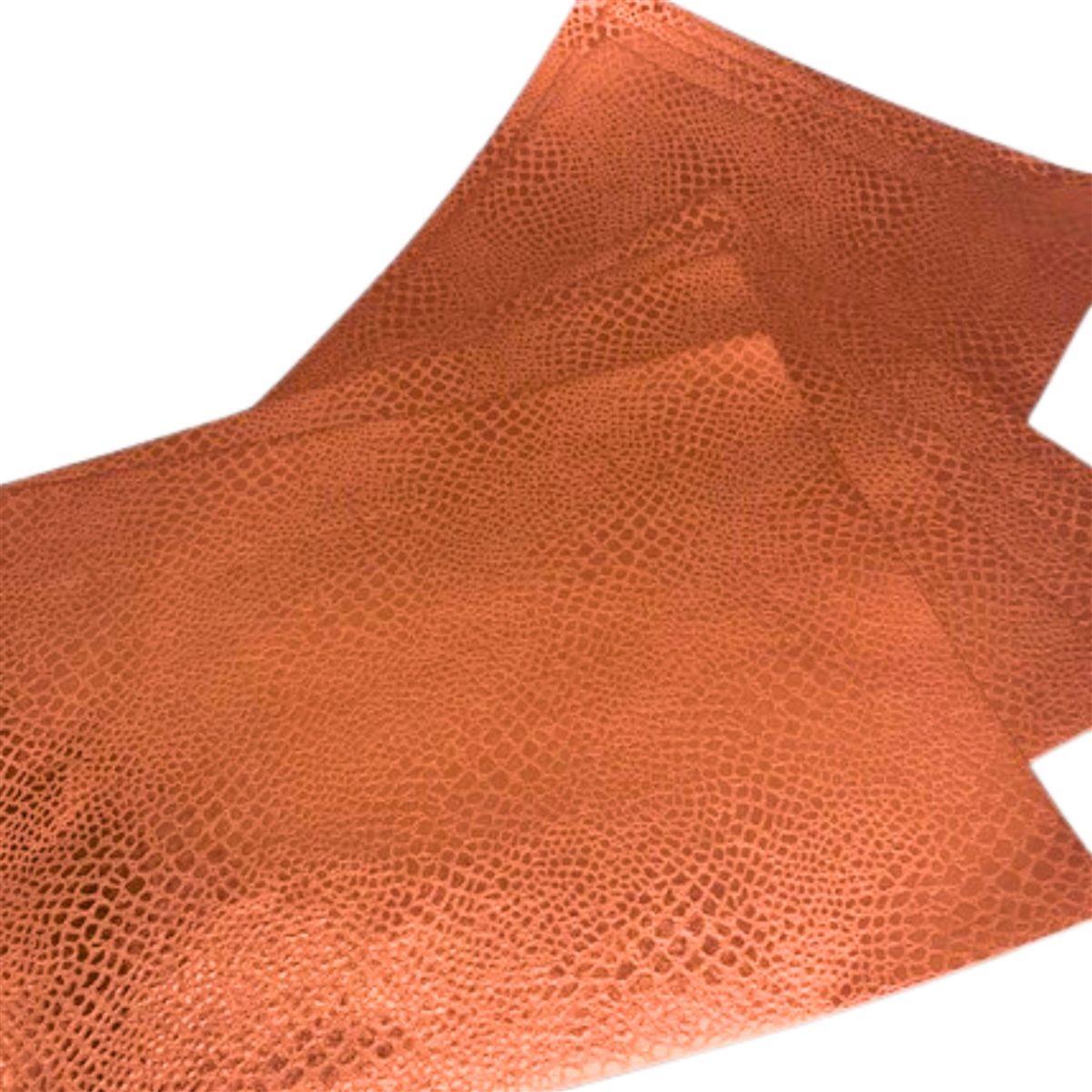 A4 Luxury Metallic Rose Gold Lizard Embossed - 10 Sheet Paper Pack ...