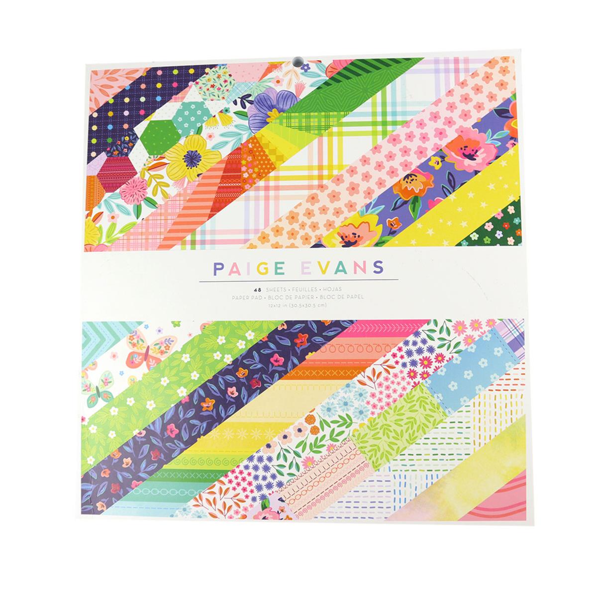 Paige Evans, Blooming Wild, 12x12'' Designer Papers, 48 Sheets | HobbyMaker