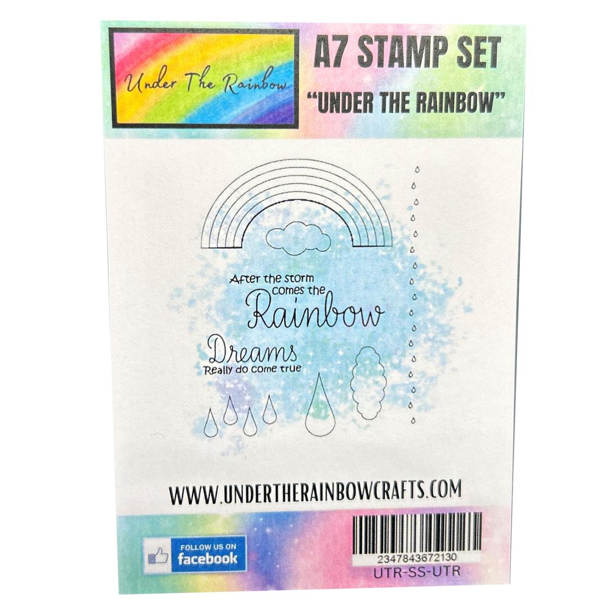 Under The Rainbow A7 Stamp Set - Rainbow | HobbyMaker