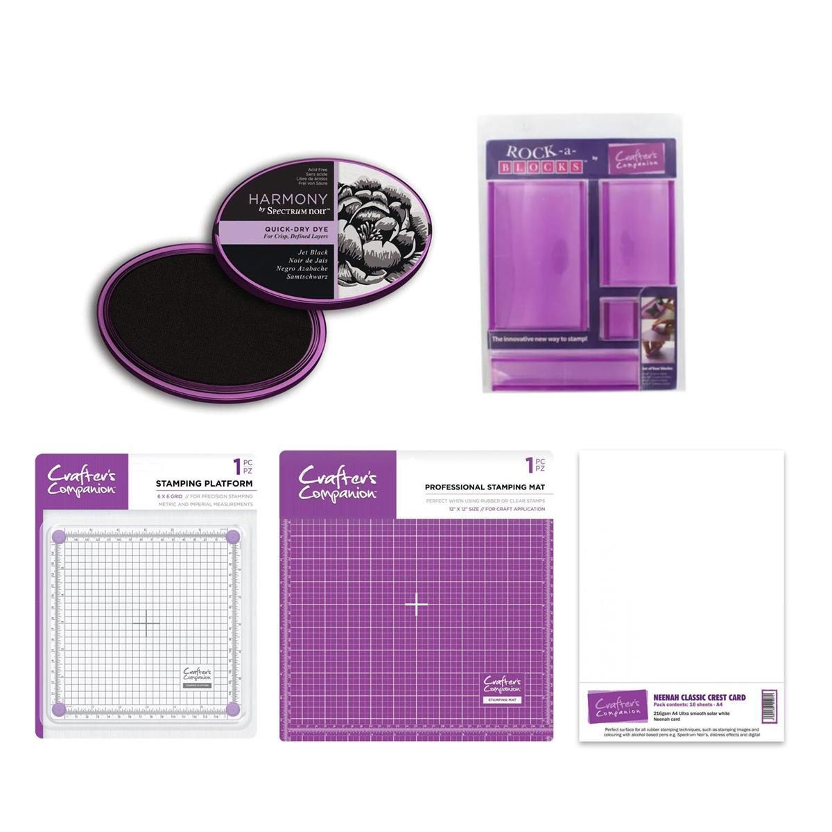 Crafter's Companion Stamping Tools Essentials - 23 Piece Bundle ...