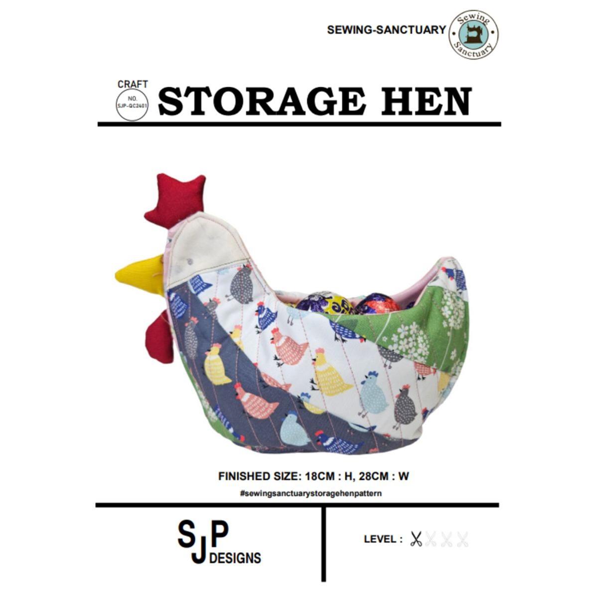 Sewing - Sanctuary Storage Hen Pattern | SewingStreet