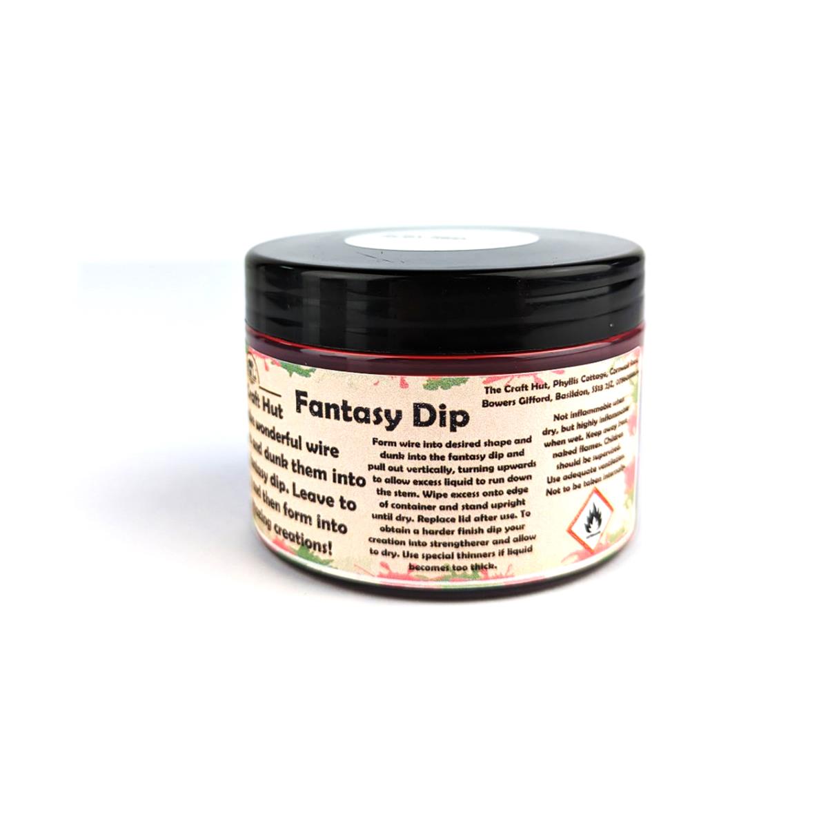 The Craft Hut Fantasy Resin Dip Ruby Red, 150ml | HobbyMaker