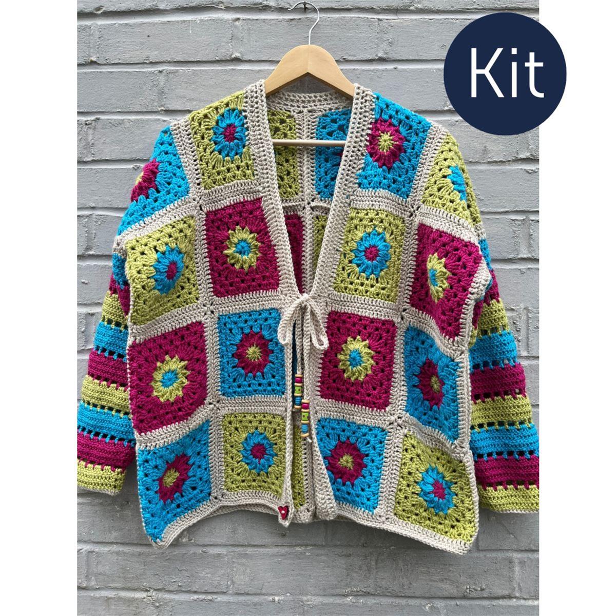 Adventures in Crafting Natural Summer Love Crochet Cardigan Kit ...