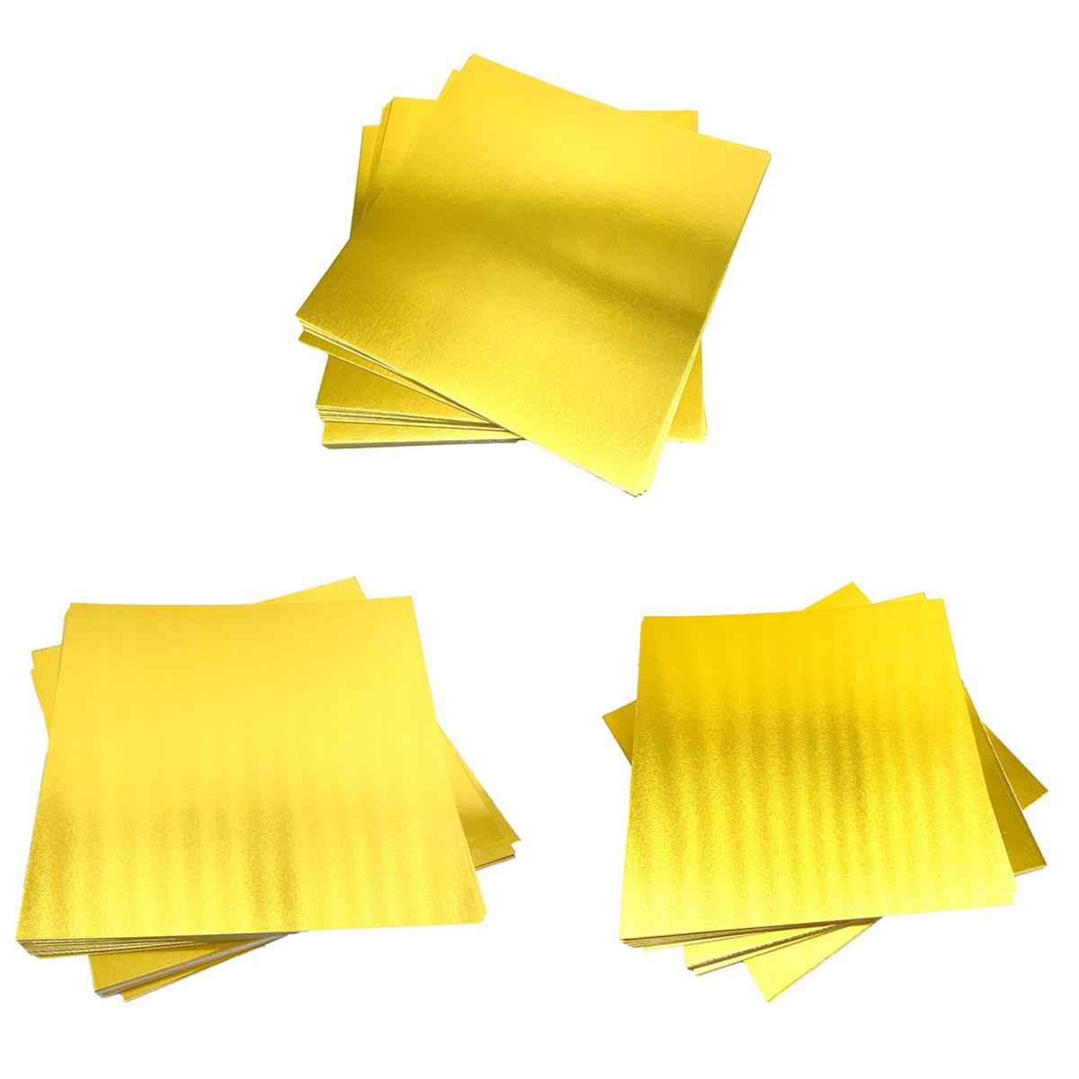 Paper Dienamics all gold Metallic 300gsm Gold card pack Multi Buy ...