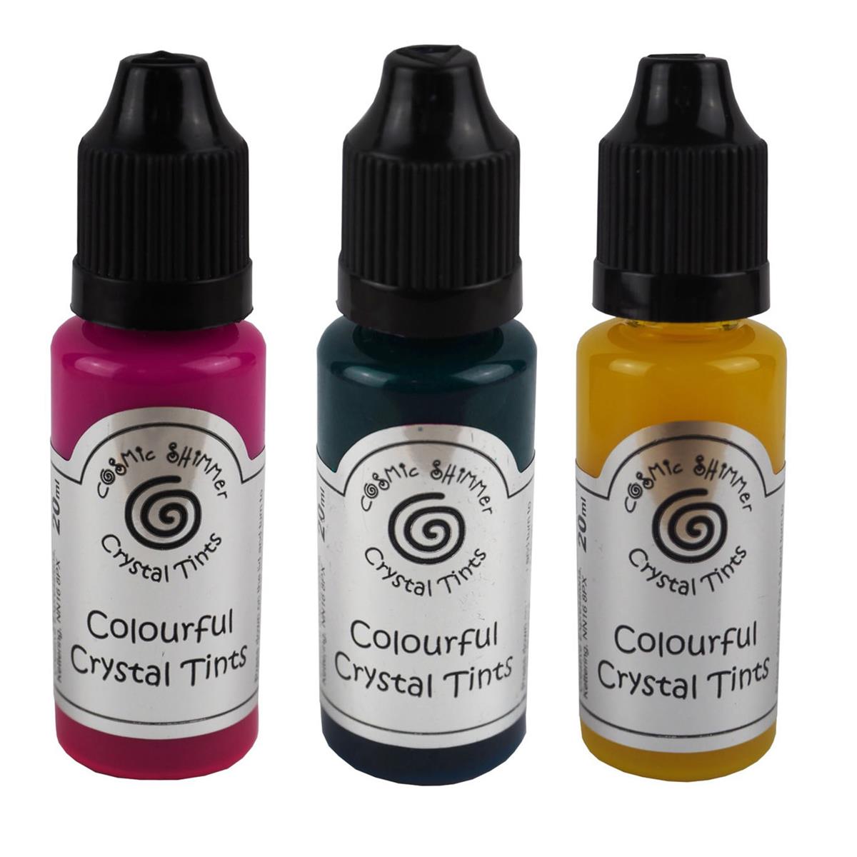 Set of 3 Cosmic Shimmer Colourful Crystal Tints | HobbyMaker