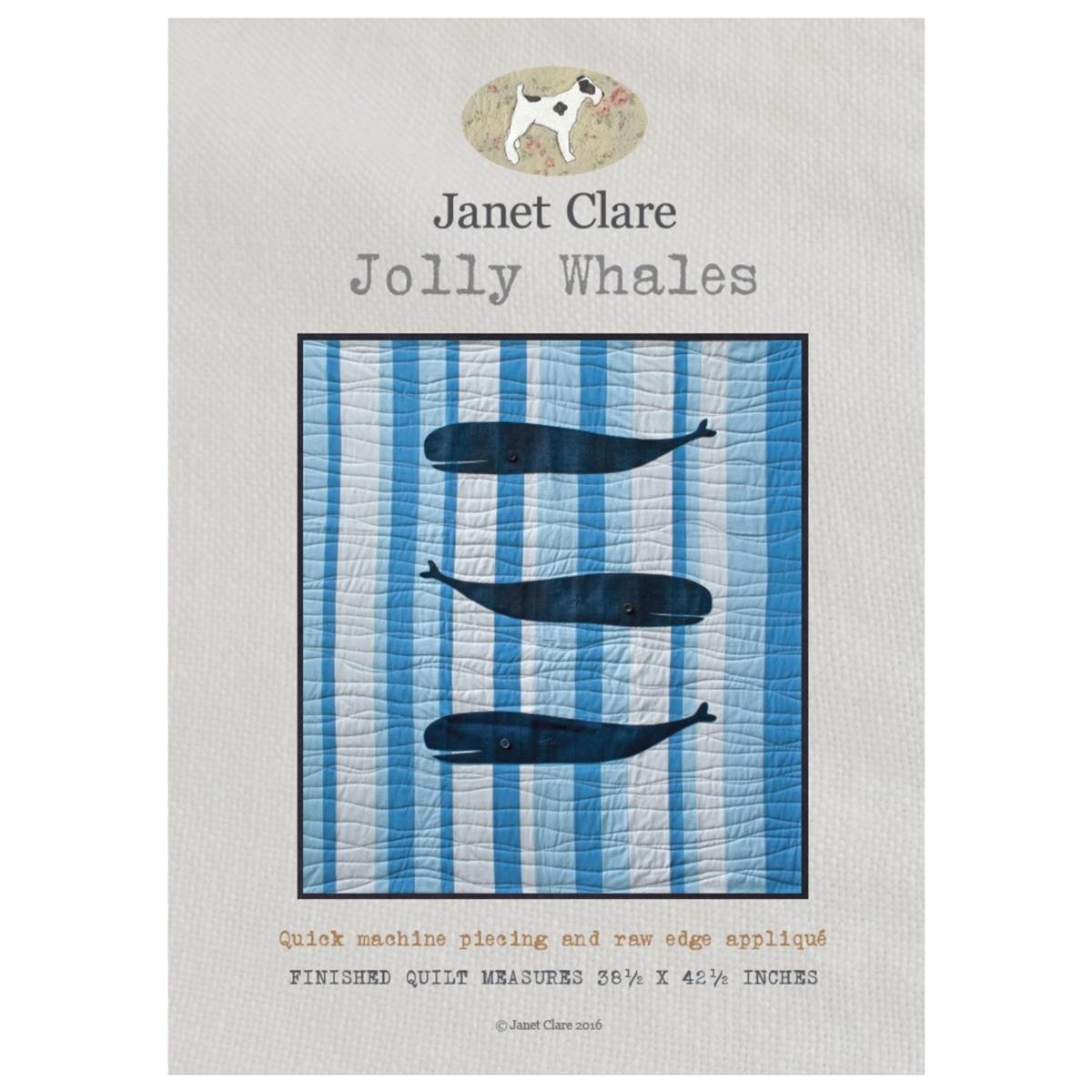 Janet Clare Jolly Whales Quilt Instructions | SewingStreet