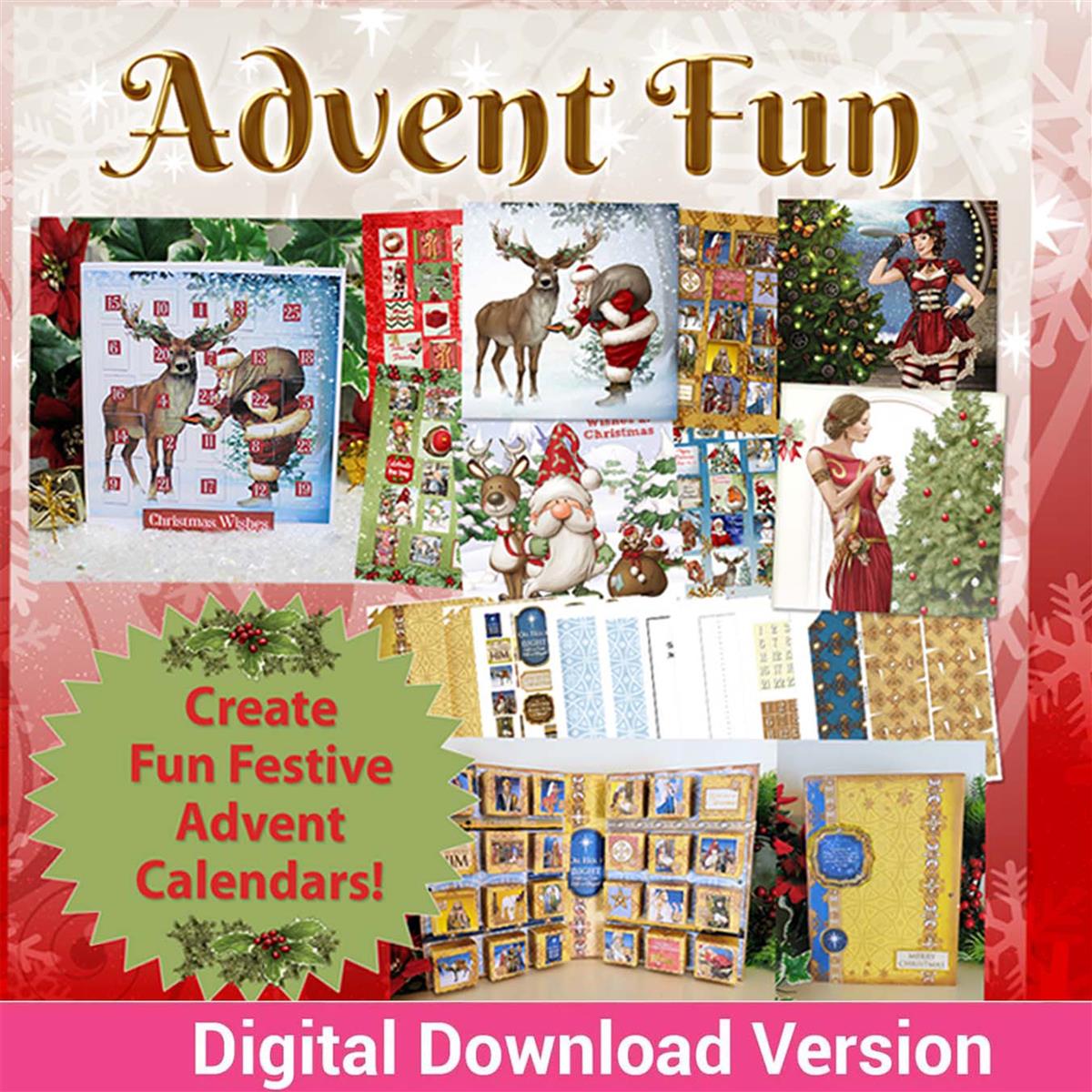 Debbi Moore Designs- Digital Download Advent Fun Collection, Create Advent Calenders | HobbyMaker