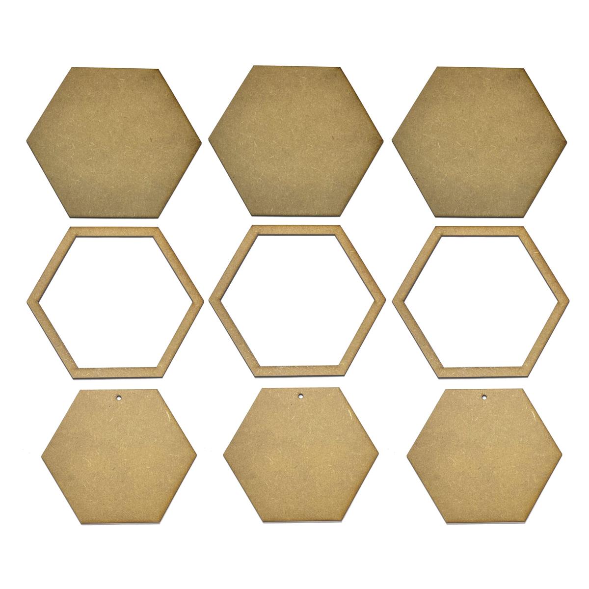 Dreamees - Hexagon 2mm Layering Frame Collection | HobbyMaker