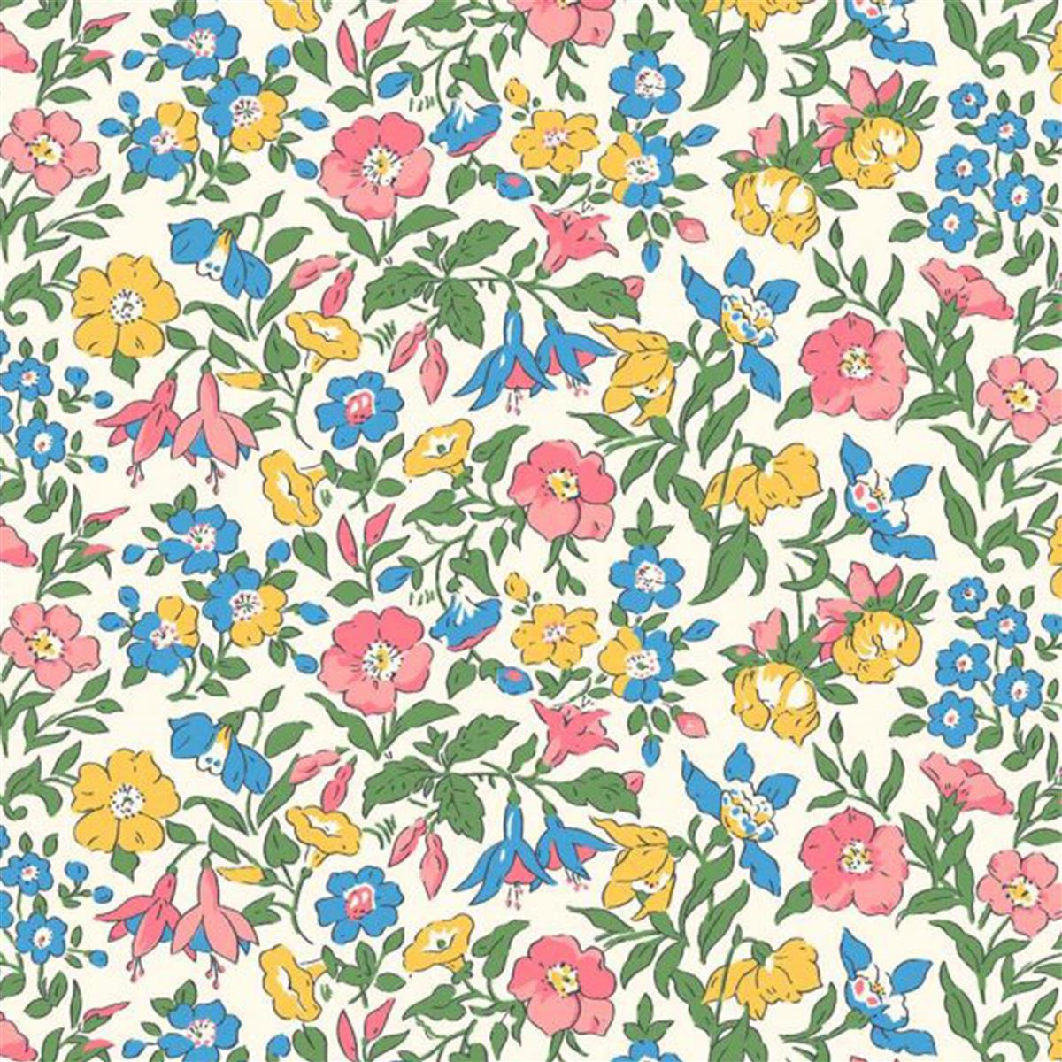 Liberty Flower Show Midsummer Mamie Fabric 0.5m | SewingStreet