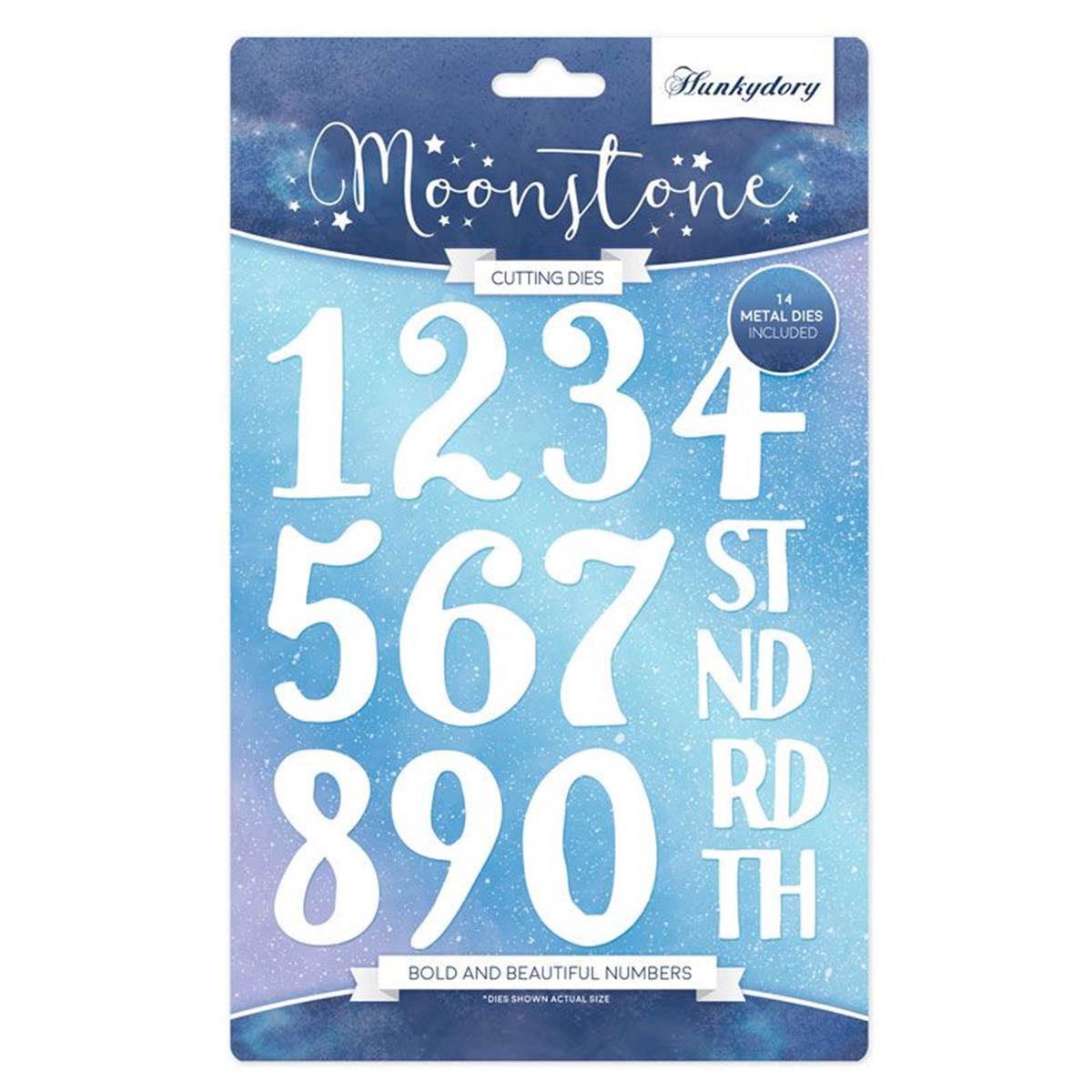 Moonstone Die Set - Bold & Beautiful Numbers | HobbyMaker