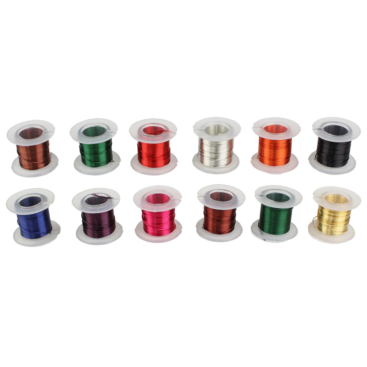 Artistic Wire, 26 Gauge / .41 mm Tarnish Resistant Colored Copper Craft ...