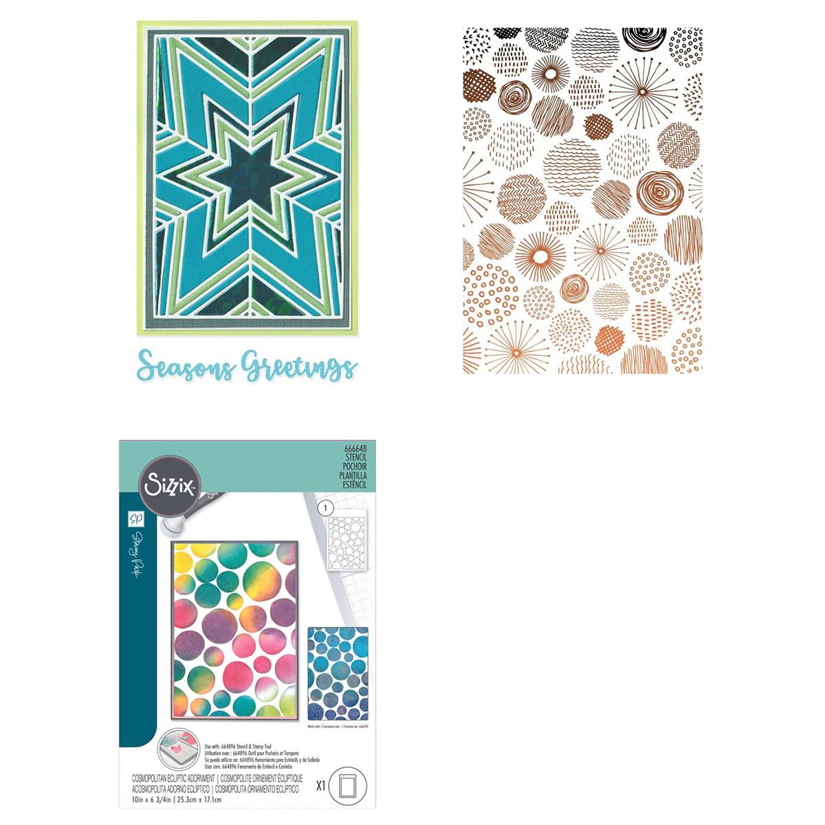 Sizzix - Ecliptic & Star Bundle by Stacey Parks | HobbyMaker