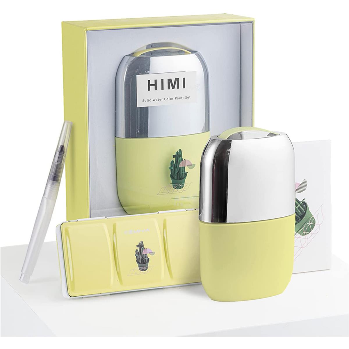 HIMI Solid Watercolour Paint Set - Yellow | HobbyMaker