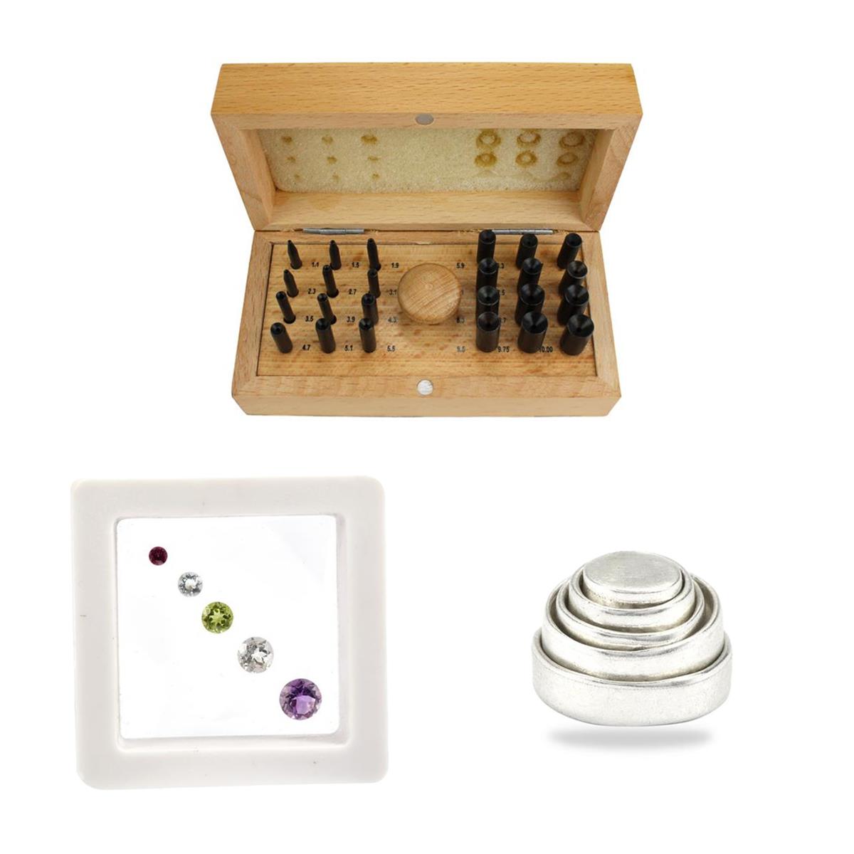 925 Sterling Silver Bezel Setting Multi Gemstone Project With Downloadable Instructions By Carol ...