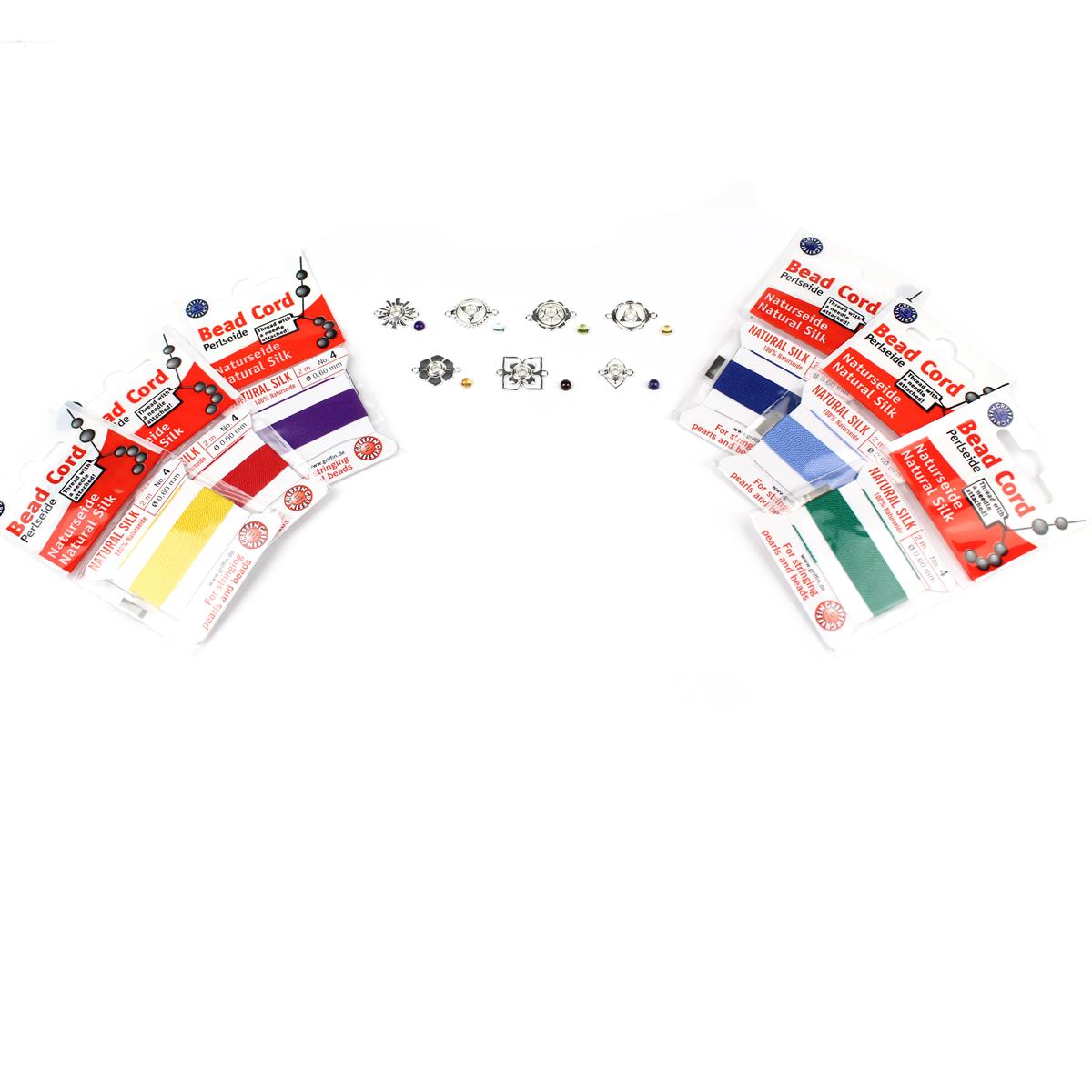 Chakra Connections ; 7 sterling Silver Chakra Connectors With Gemstones ...