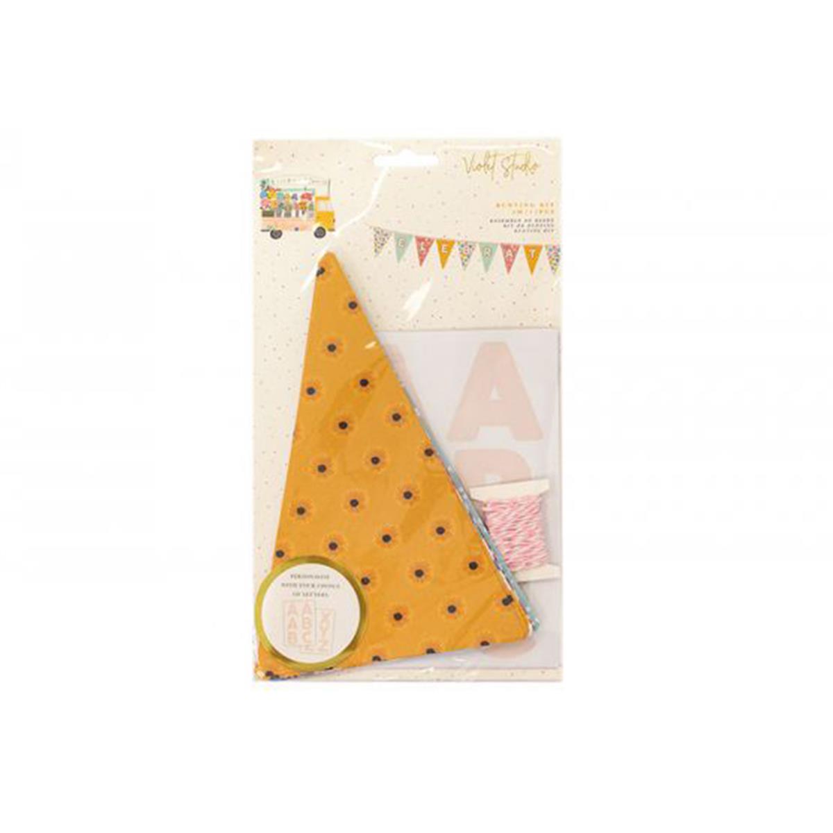 Violet Studios Bunting Kit - Rainbow Blooms | HobbyMaker