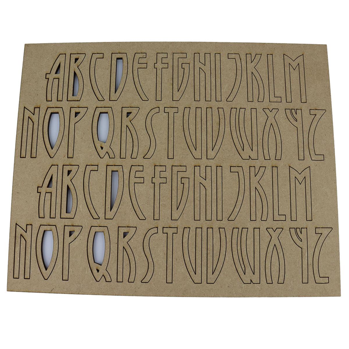 Bert & Gert's Art Nouveau Font Embellishment Board | HobbyMaker
