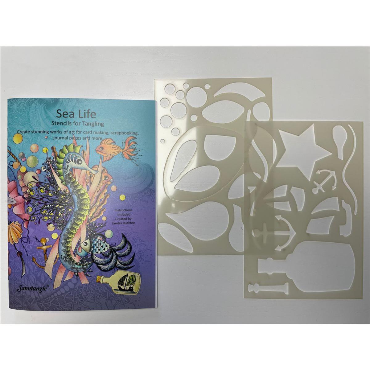 Sanntangle Sealife Stencil Set | HobbyMaker