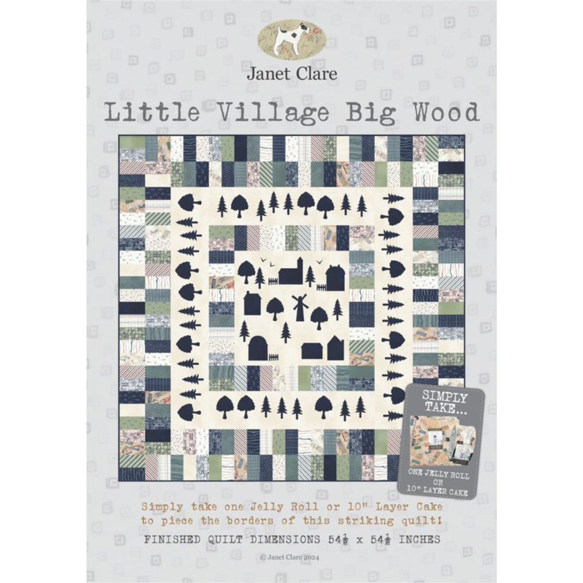 Janet Clare Little Village Big Wood Quilt Pattern | SewingStreet