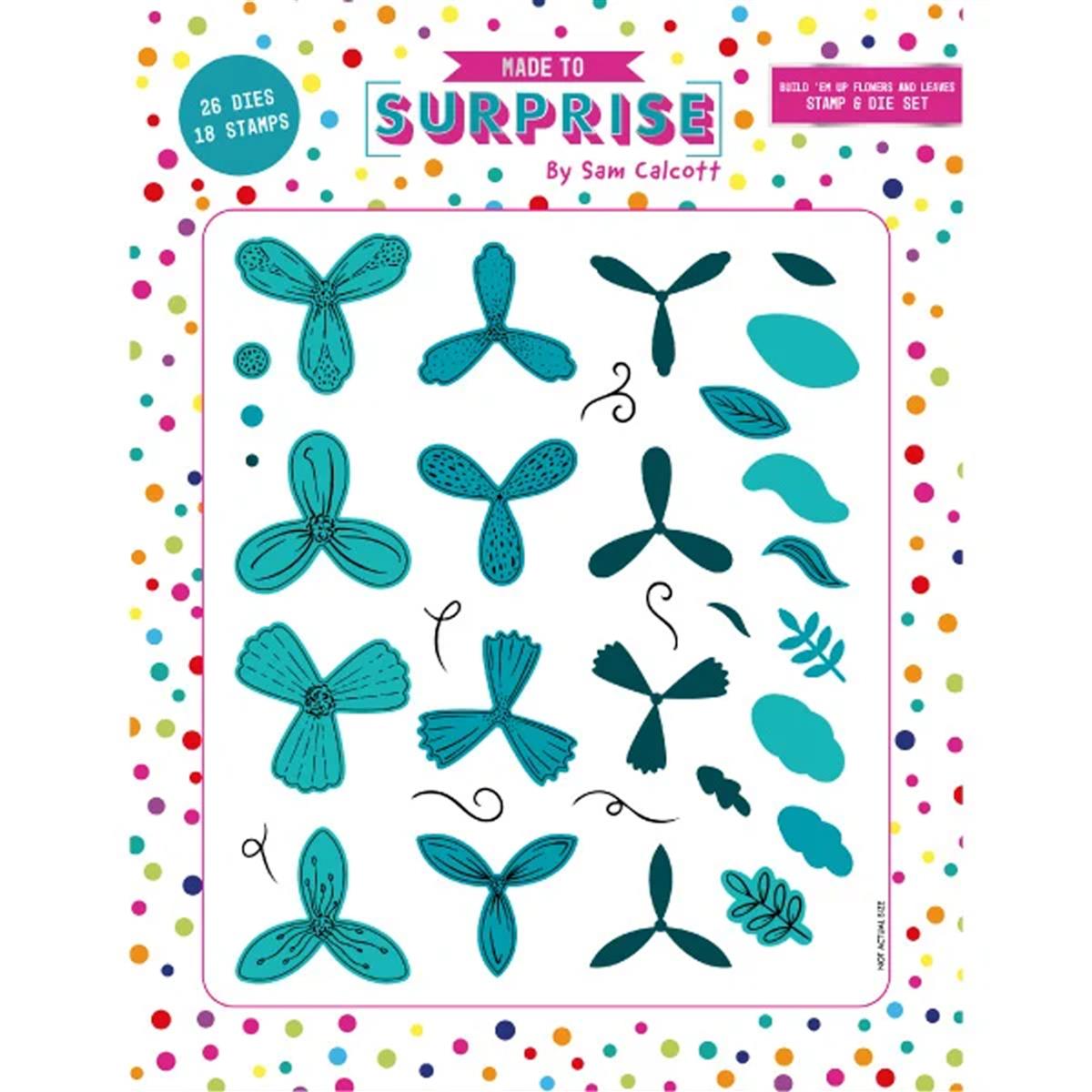 Made To Surprise Die & Stamp Set Showstoppers Build 'em Up Flowers ...