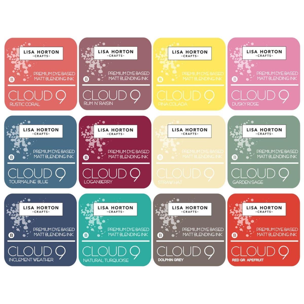 Lisa Horton Crafts Cloud 9 Matt Blending Ink Complete Collection ...