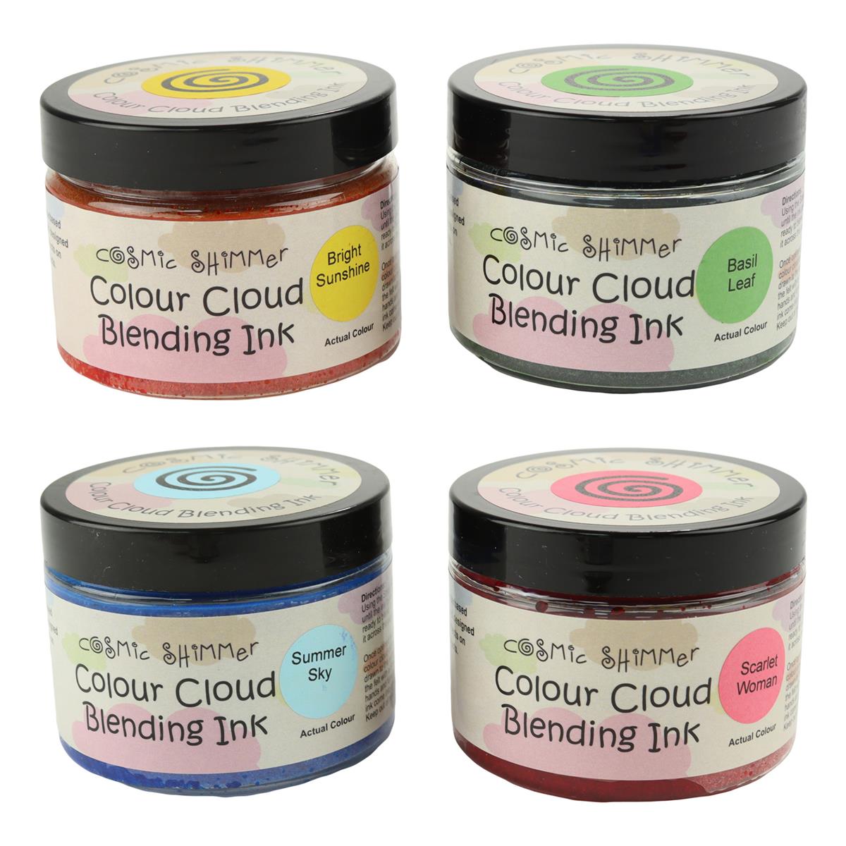 Cosmic Shimmer Colour Cloud Blending Inks - Set of 4 - Set B 1 | HobbyMaker