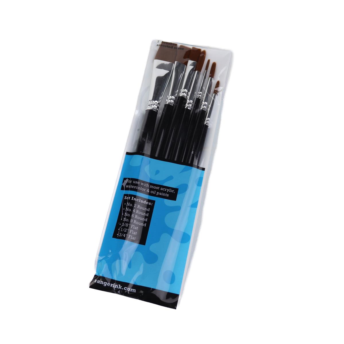 Artist Brush Set, Rangers fine quality Artist Brushes, 7 Pieces ...